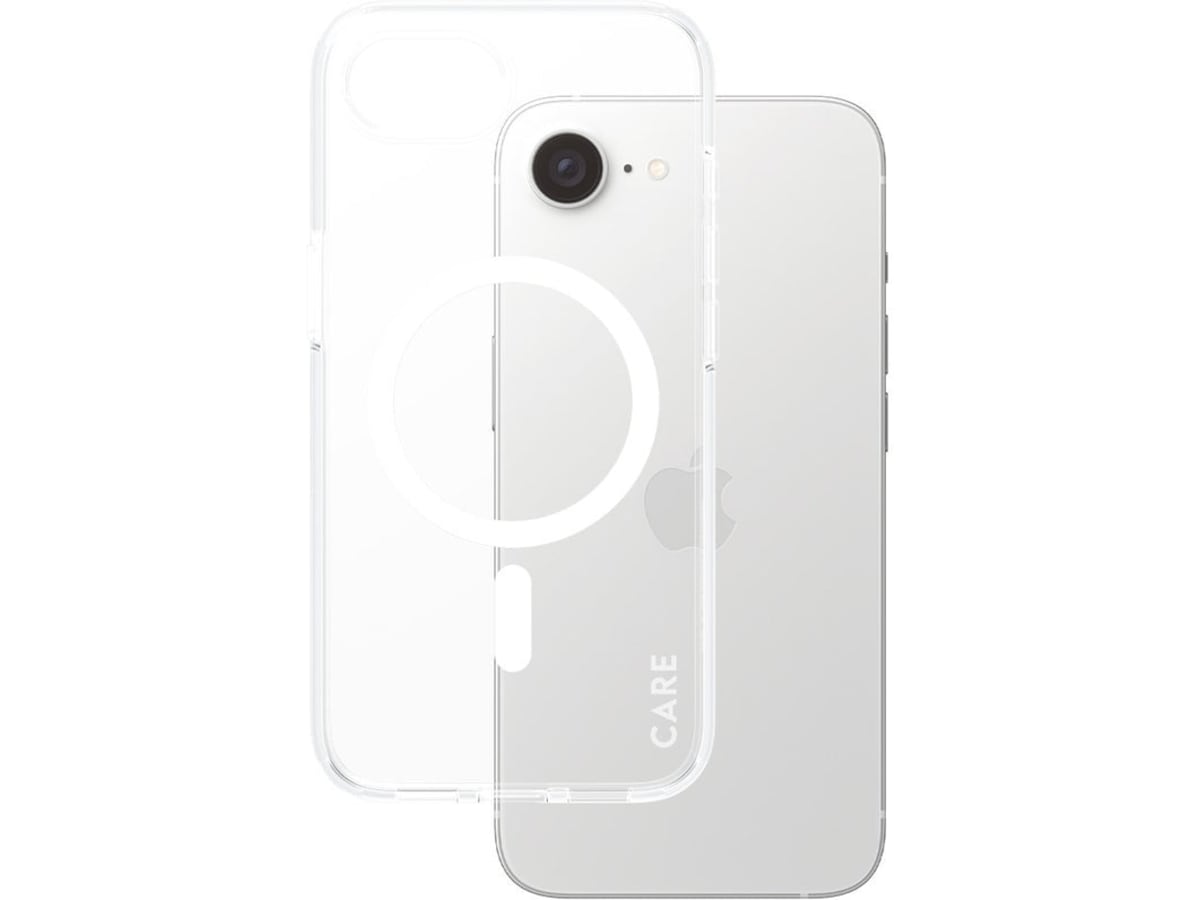PanzerGlass CARE iPhone 16e Urban Combat MagSafe deksel (gjennomsiktig/hvit) - Deksel til ...