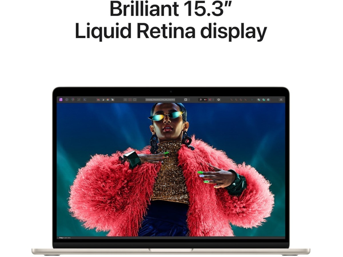 Macbook Air 15 (2024) 256GB (stjerneskinn) | KomplettBedrift.no