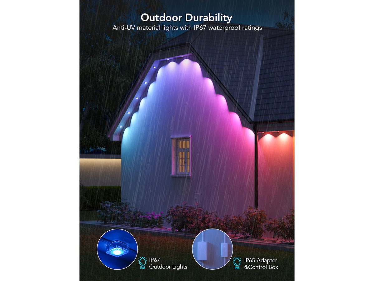 Govee Permanent Utendørs Lys 30m | KomplettBedrift.no