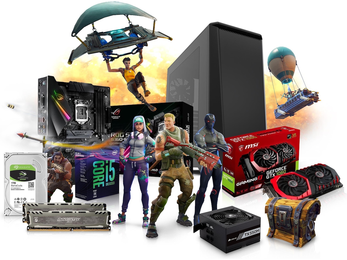 PC i deler - Designed for Fortnite - KomplettBedrift.no