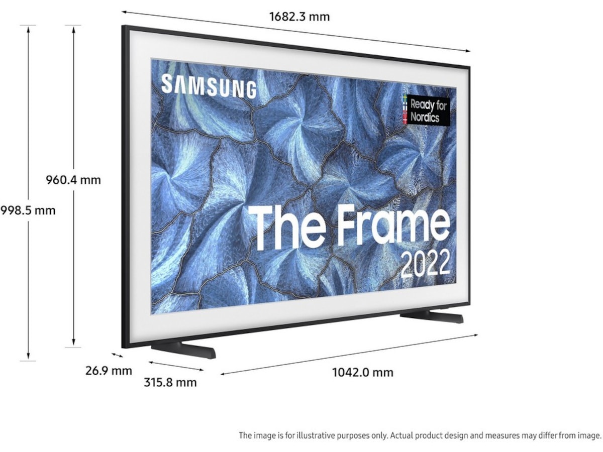 Samsung 75" The Frame LS03B 4K TV (2022) - KomplettBedrift.no