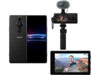 Sony Xperia PRO-I (sort) + Vlog Monitor | KomplettBedrift.no