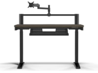 Corsair Platform:4 Elevate Skrivebord (sort/mørk tre) - Gaming desk ...