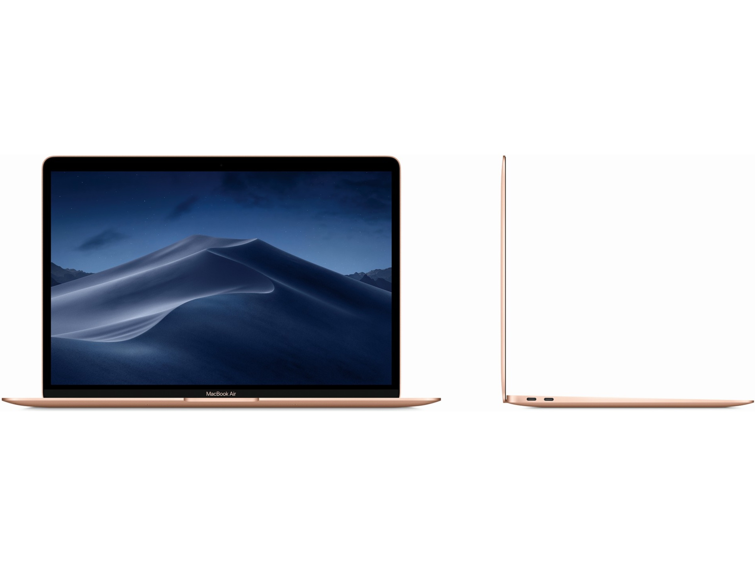 MacBook Air 13 (2019) 256GB gull -B-Grade - KomplettBedrift.no