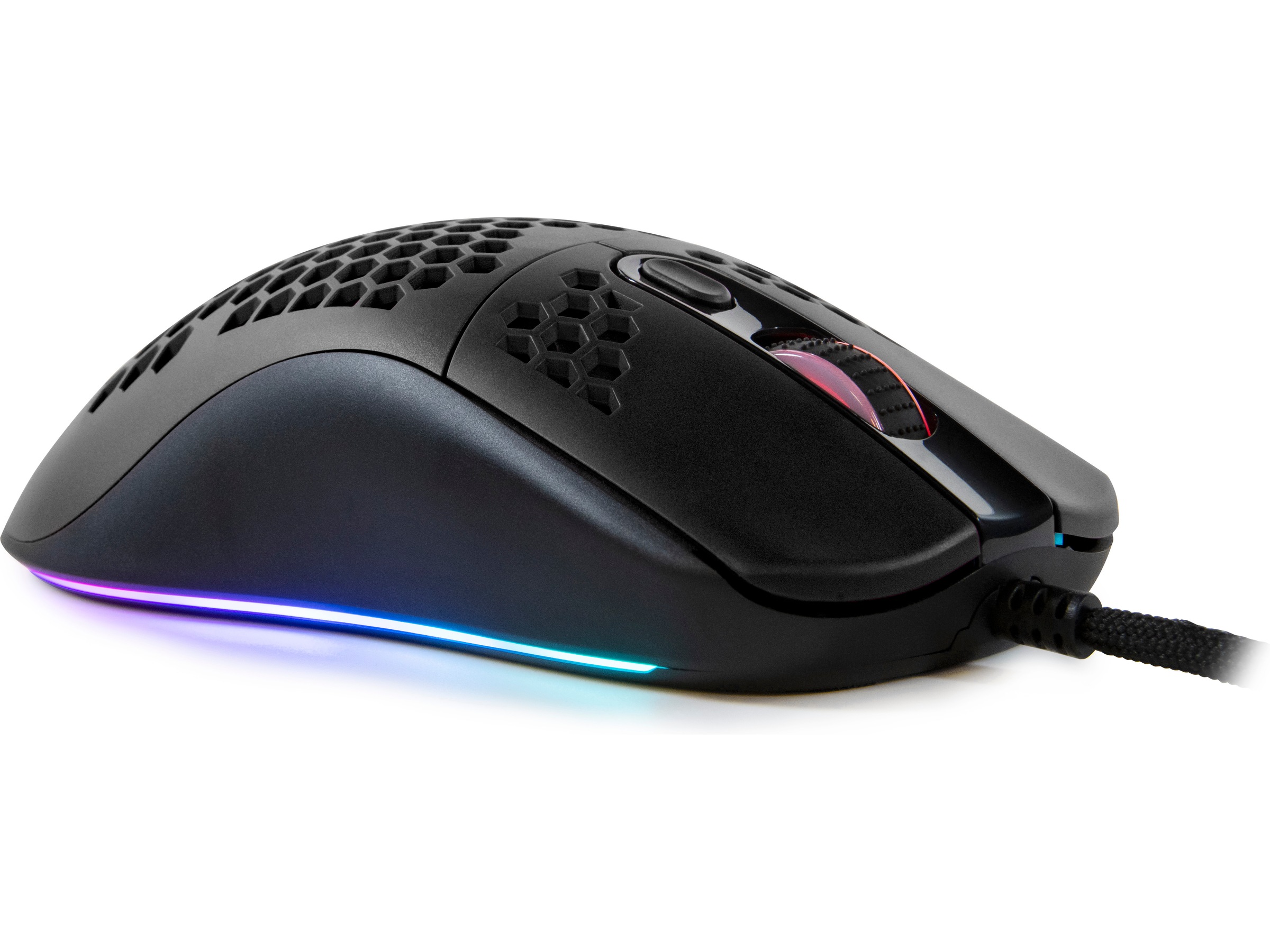 Arozzi Favo Ultra Light Gaming Mus Sort - KomplettBedrift.no