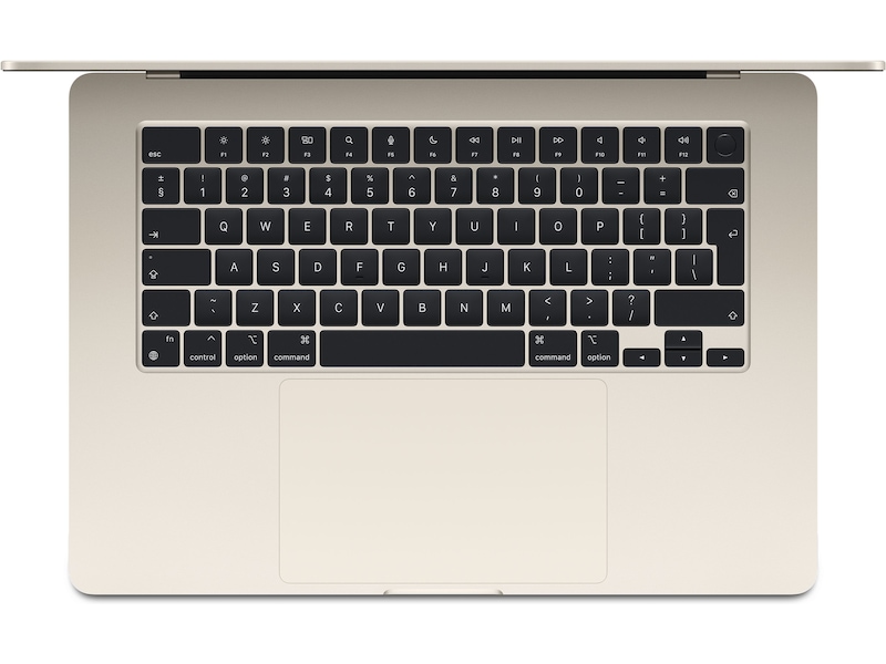 Macbook Air 15 (2024) 256GB (stjerneskinn) | KomplettBedrift.no