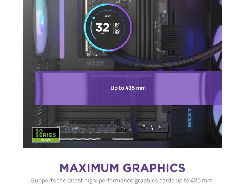 NZXT H9 Flow RGB Mid Tower (sort) - Midi tower | KomplettBedrift.no