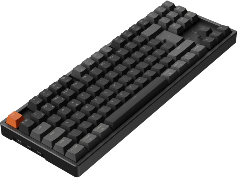Keychron K8 V2 RGB Aluminium Hot Swap QMK Super Red trådløst tastatur ...