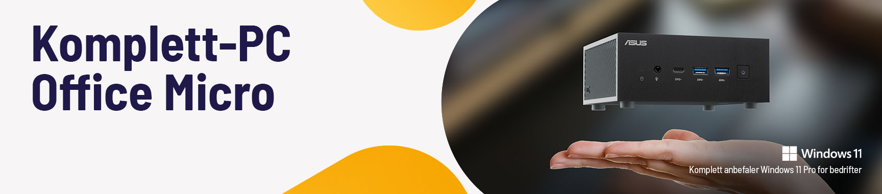 Komplett Office Micro - Liten PC som gjør hele jobben - KomplettBedrift.no