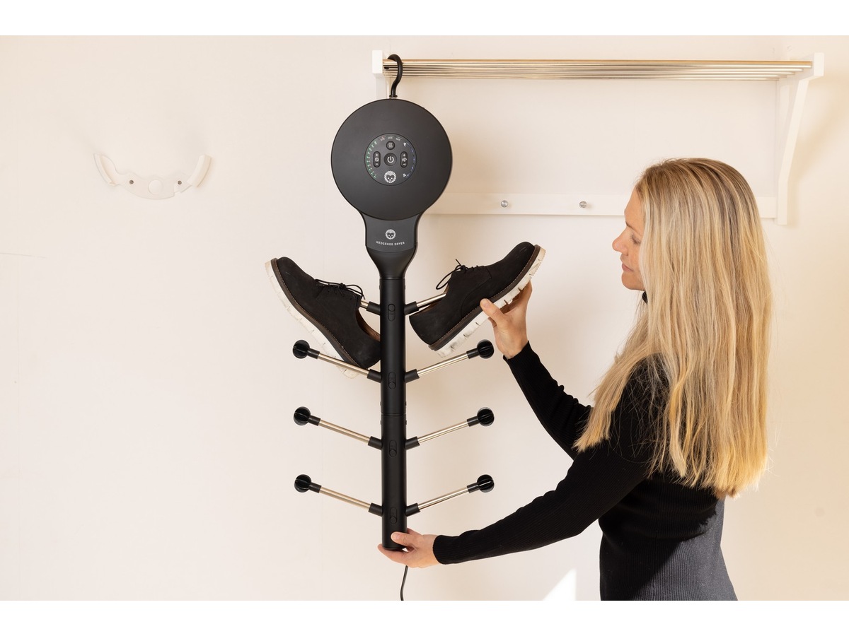 Hedgehog Hanger tørkestativ (sort) - Skotørkere | KomplettBedrift.no