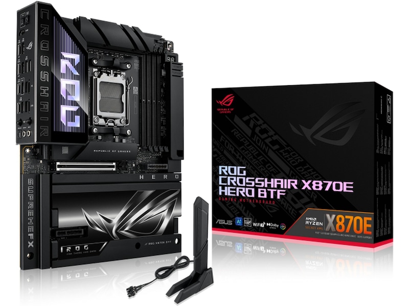 Asus ROG Crosshair X870E Hero BTF Hovedkort - AMD Socket ...